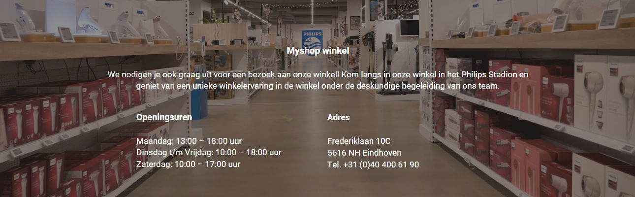 Over Philips Myshop